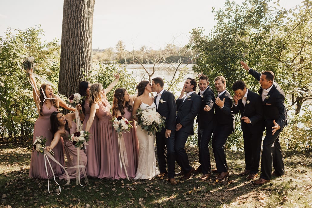 Brewery Wedding | Fall Wedding | Minnesota Florist | Leslie and Taylor