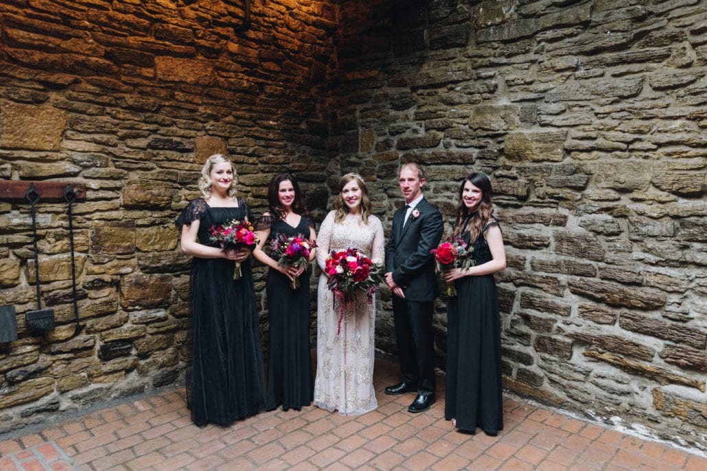 Jewel-Toned Wedding Floral | Aster Cafe | Julie and Ben